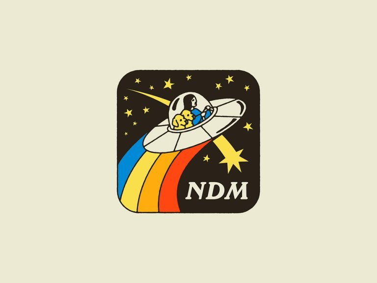 Beam Up Your Brand: 50+ Stunning UFO Logo Designs