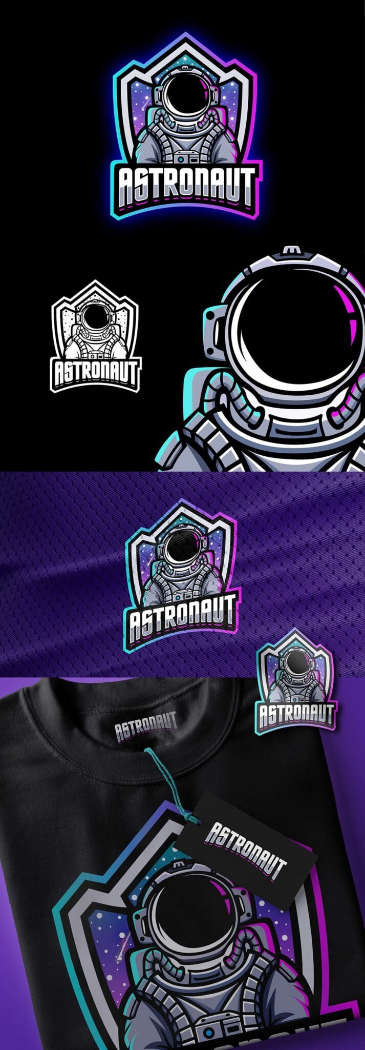 40+ Stunning Astronaut Logo Designs for Inspiration