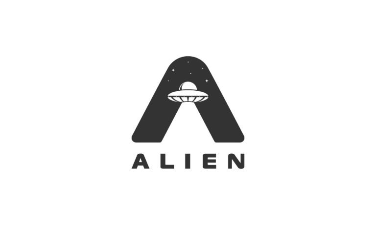 Beam Up Your Brand: 50+ Stunning UFO Logo Designs