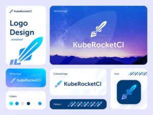50 Rocket Logos to Spark Your Creativity (Part 2)
