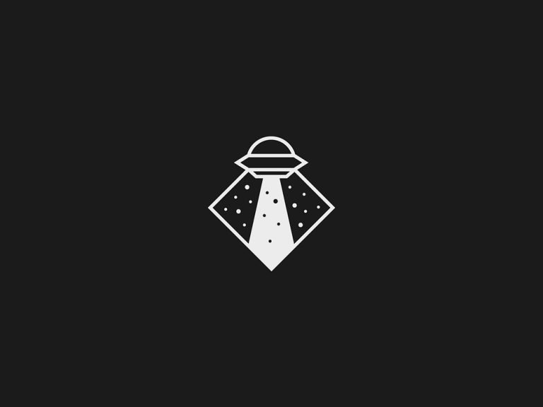 Beam Up Your Brand: 50+ Stunning UFO Logo Designs