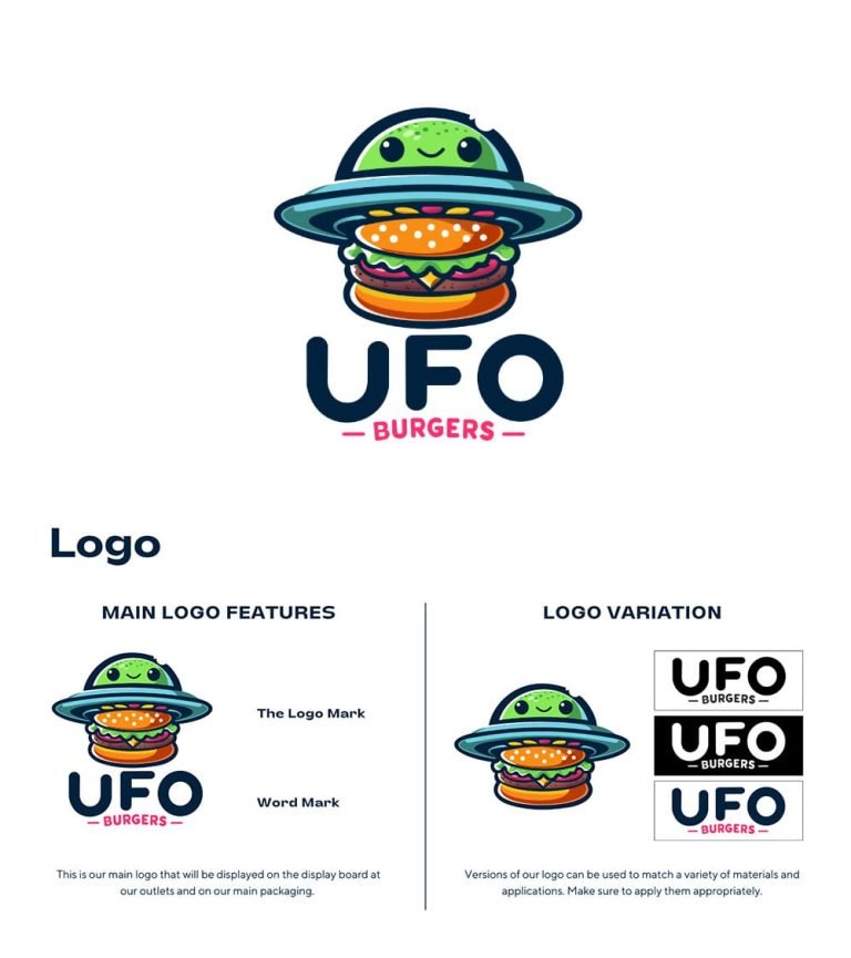 Beam Up Your Brand: 50+ Stunning UFO Logo Designs