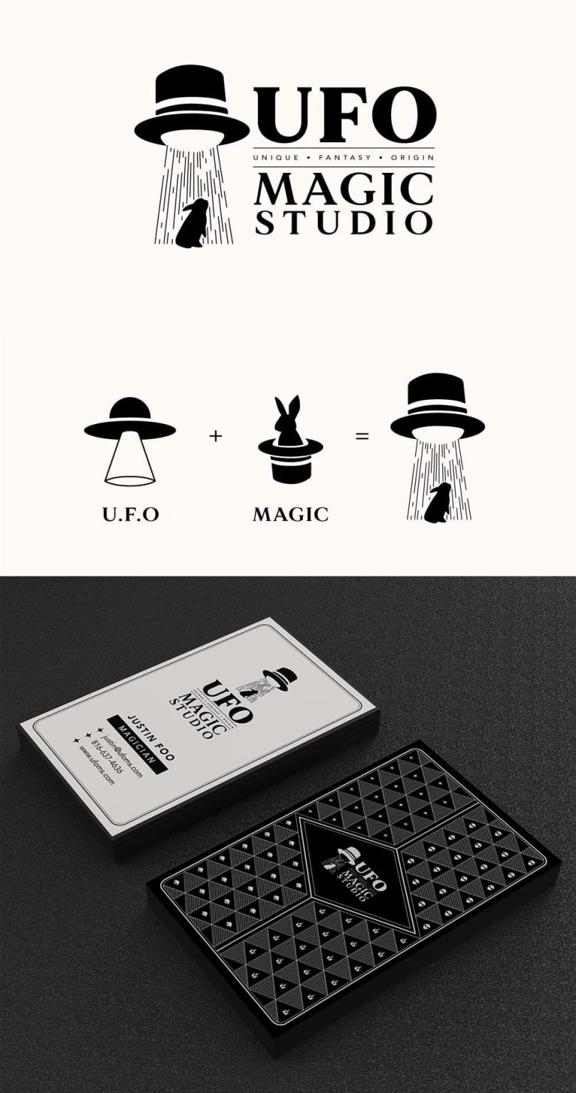 Beam Up Your Brand: 50+ Stunning UFO Logo Designs