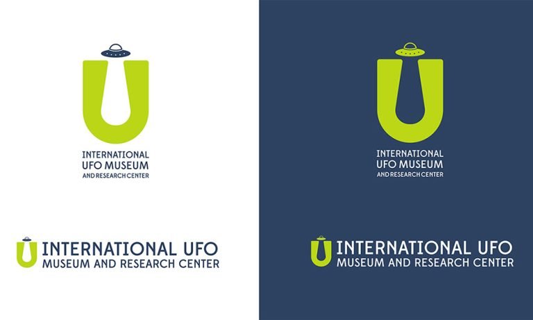 Beam Up Your Brand: 50+ Stunning UFO Logo Designs