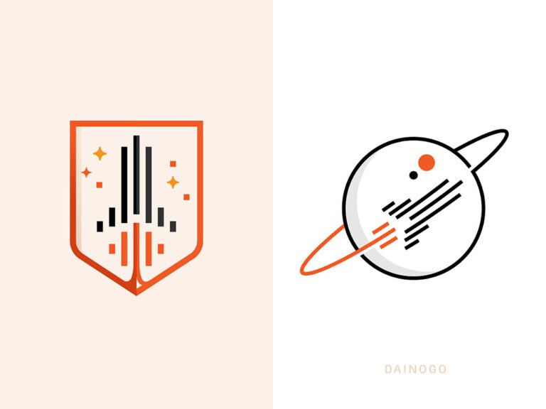 50 Rocket Logos to Spark Your Creativity (Part 2)