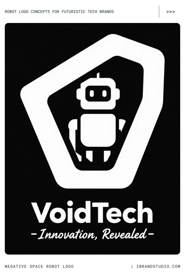 10 Robot Logo Concepts for Futuristic Tech Brands