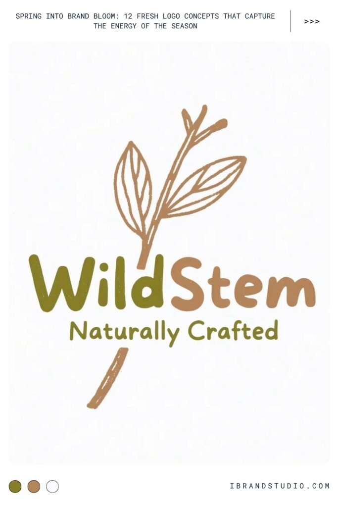 11 Fresh Spring Logo Concepts for a Brand Bloom