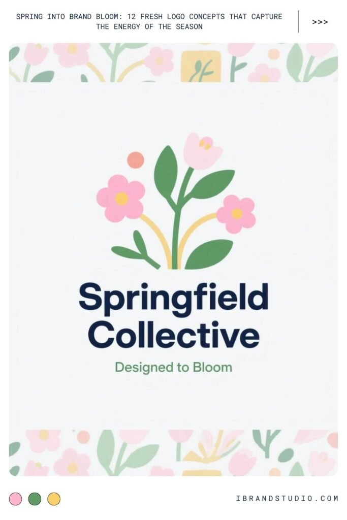 11 Fresh Spring Logo Concepts for a Brand Bloom